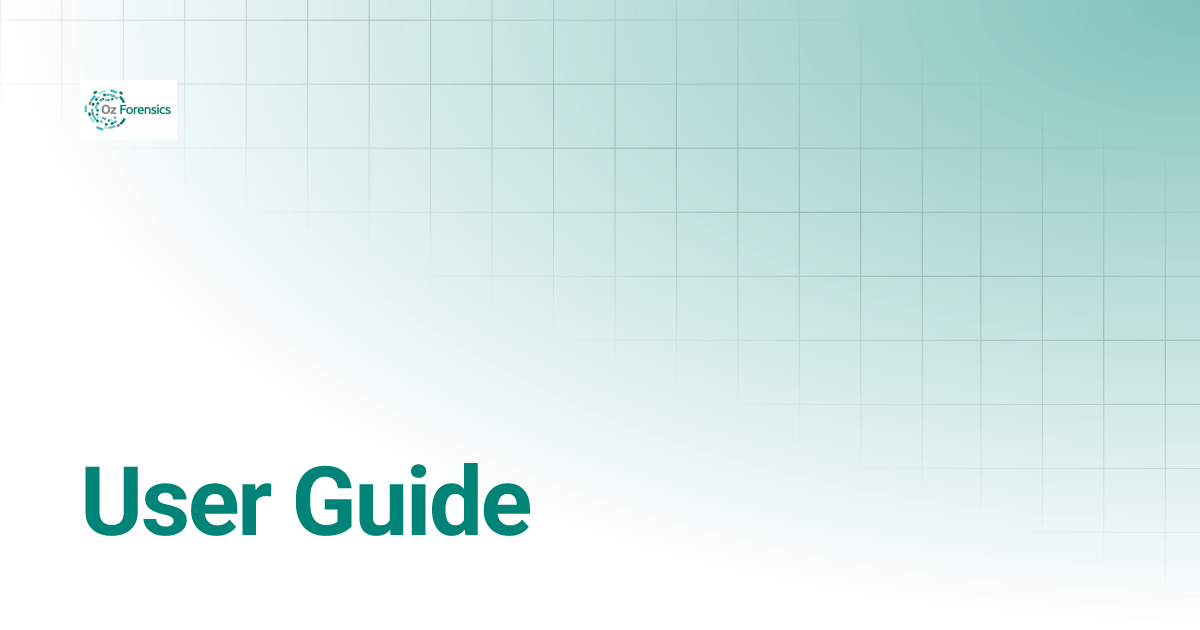 User Guide | Oz Knowledge