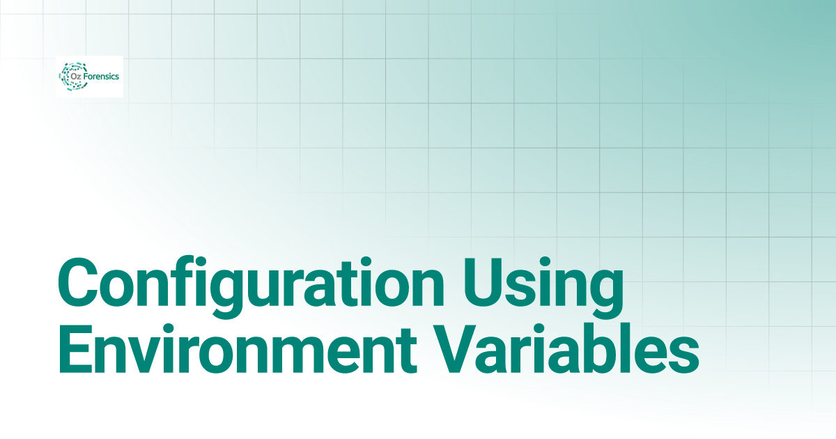 Configuration Using Environment Variables | Oz Knowledge Configuration Using Environment Variables | Oz Knowledge